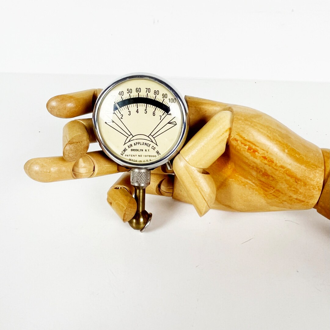 1930s ACME Tire Gauge: Vintage Americana Garage Decor - Etsy