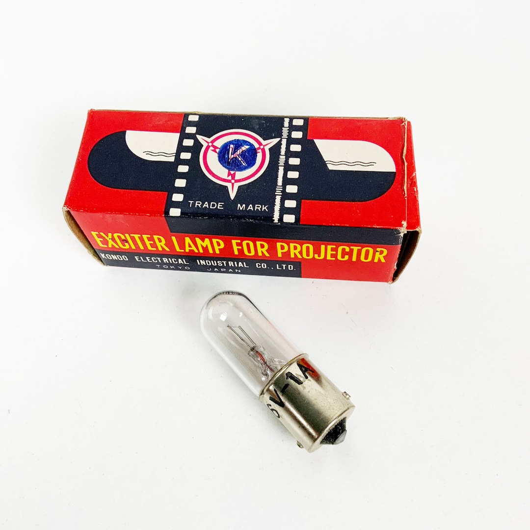 Unused Exciter Projector Lamp 6V - 1A - Optical Sound Reproducer Bulb ...