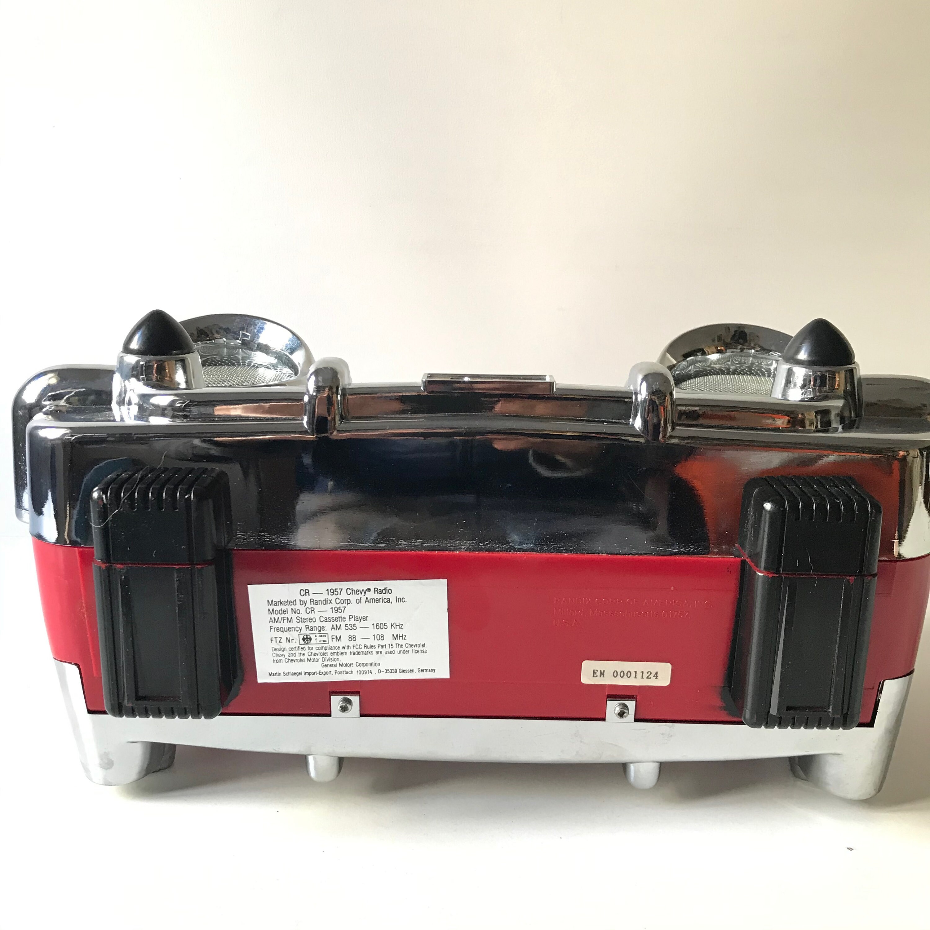 Vintage Randix 57 Chevy Portable AM FM Radio Stereo Cassette | Etsy