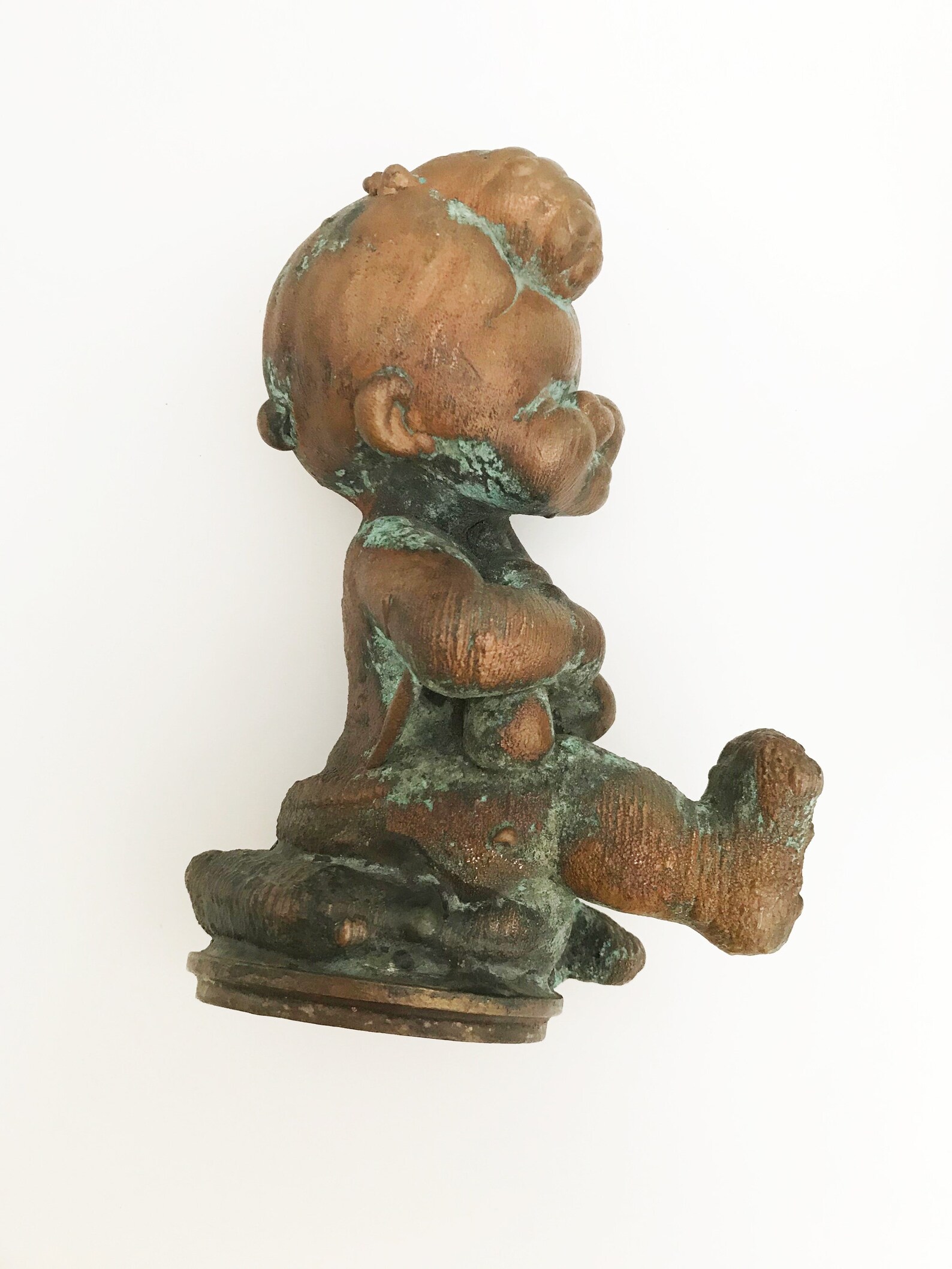 Antique Copper Doll Molds - Vintage Industrial - Toy Factory - Oxidized ...