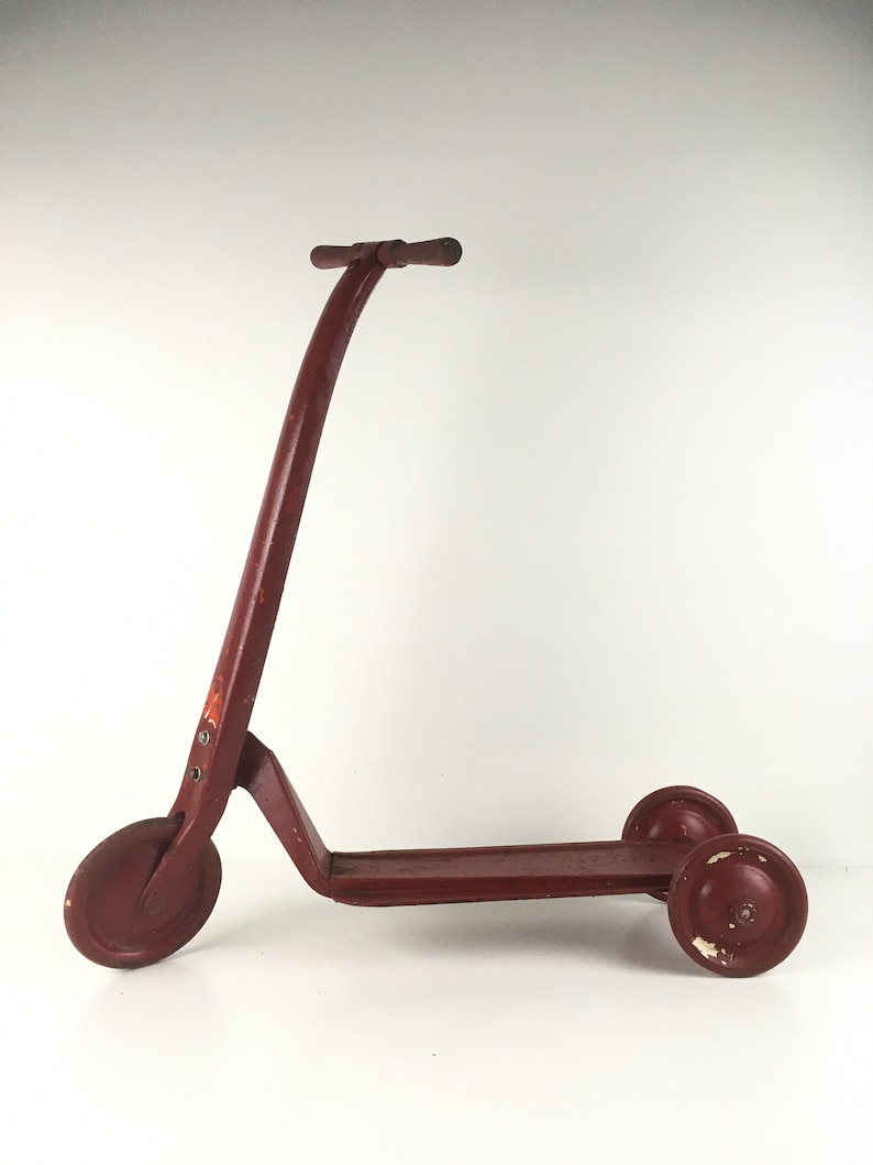 Vintage Kids Scooter Toy Push Scooter Retro Child's - Etsy