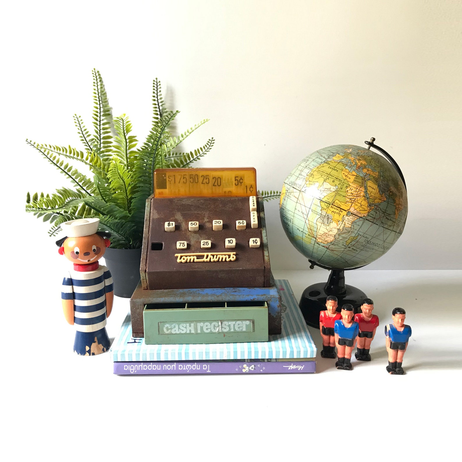 1950s Cash Register Toy Tom Thumb Vintage Toy Pretend - Etsy