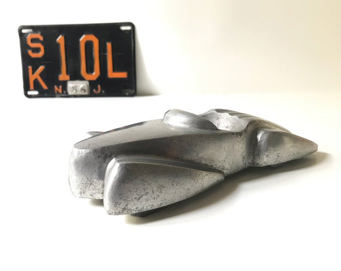 Vintage Cast Aluminum Batmobile Streamline Retro Car Ashtray American ...