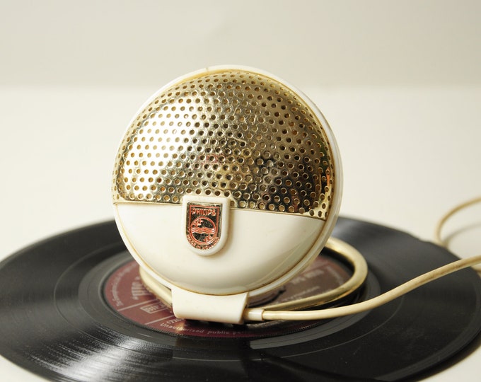 Vintage Philips Holland EL3750 Microphone - Retro Microphone - Mic ...
