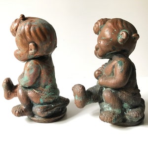 Antique Copper Doll Molds - Vintage Industrial - Toy Factory - Oxidized ...