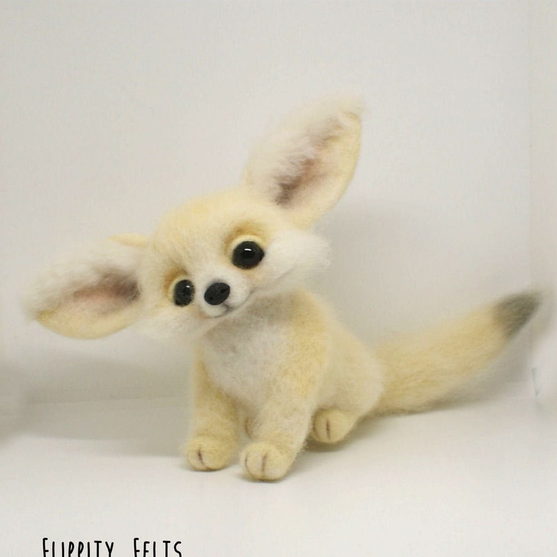 Needle Felted Fennec - Etsy