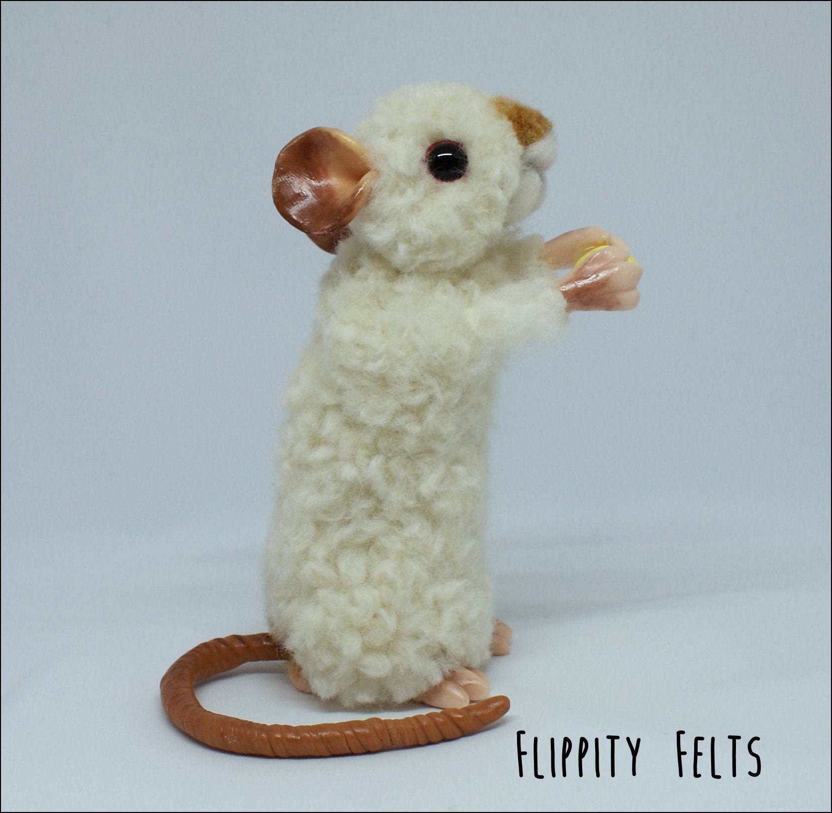 Adorable Cute Needle Felted Fancy Rat in a Dumbo Himalayan - Etsy UK