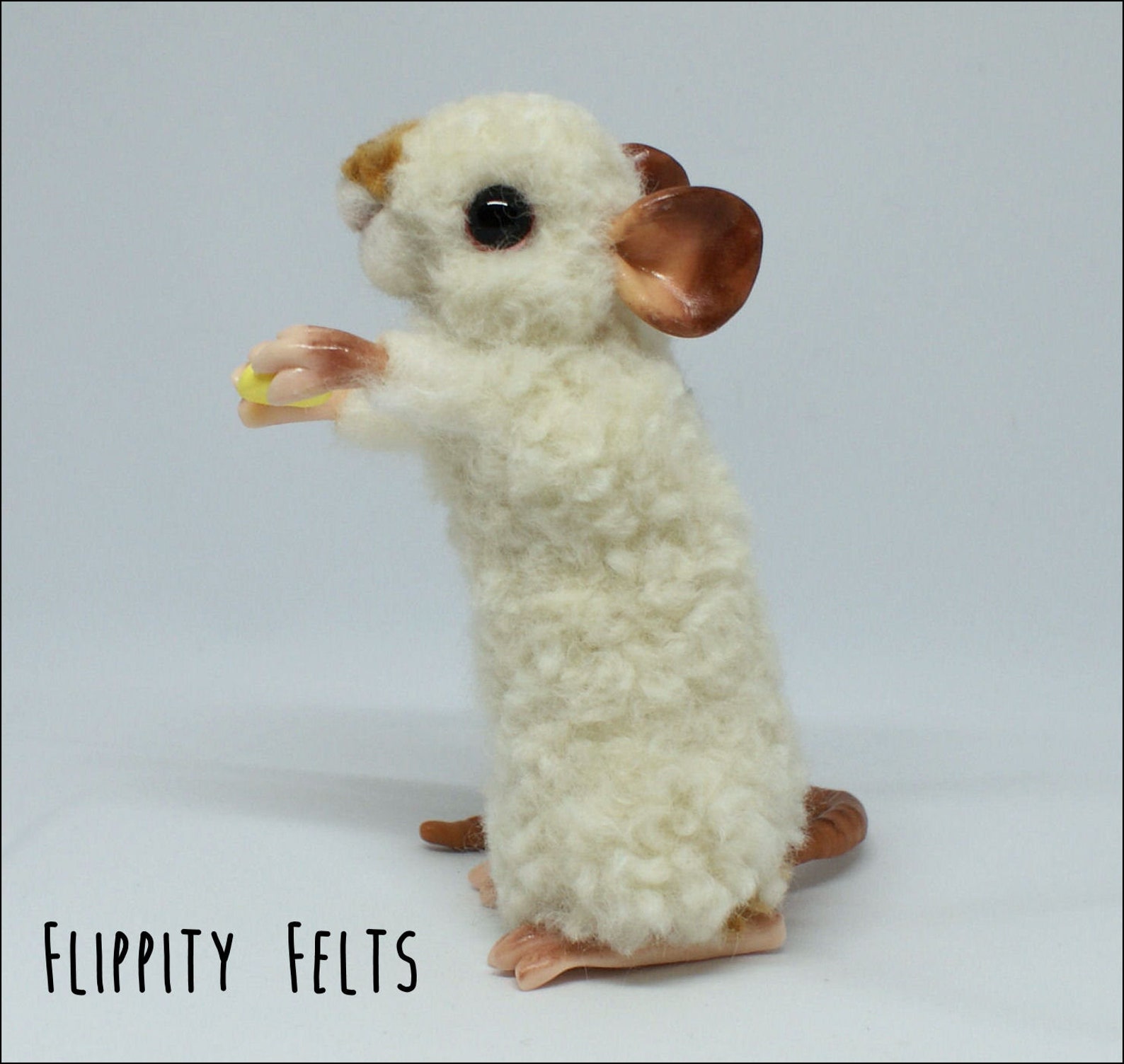Adorable Cute Needle Felted Fancy Rat in a Dumbo Himalayan - Etsy UK