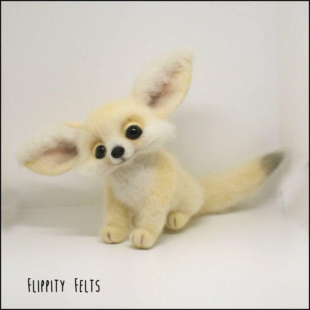 Needle Felted Fennec Fox - Etsy