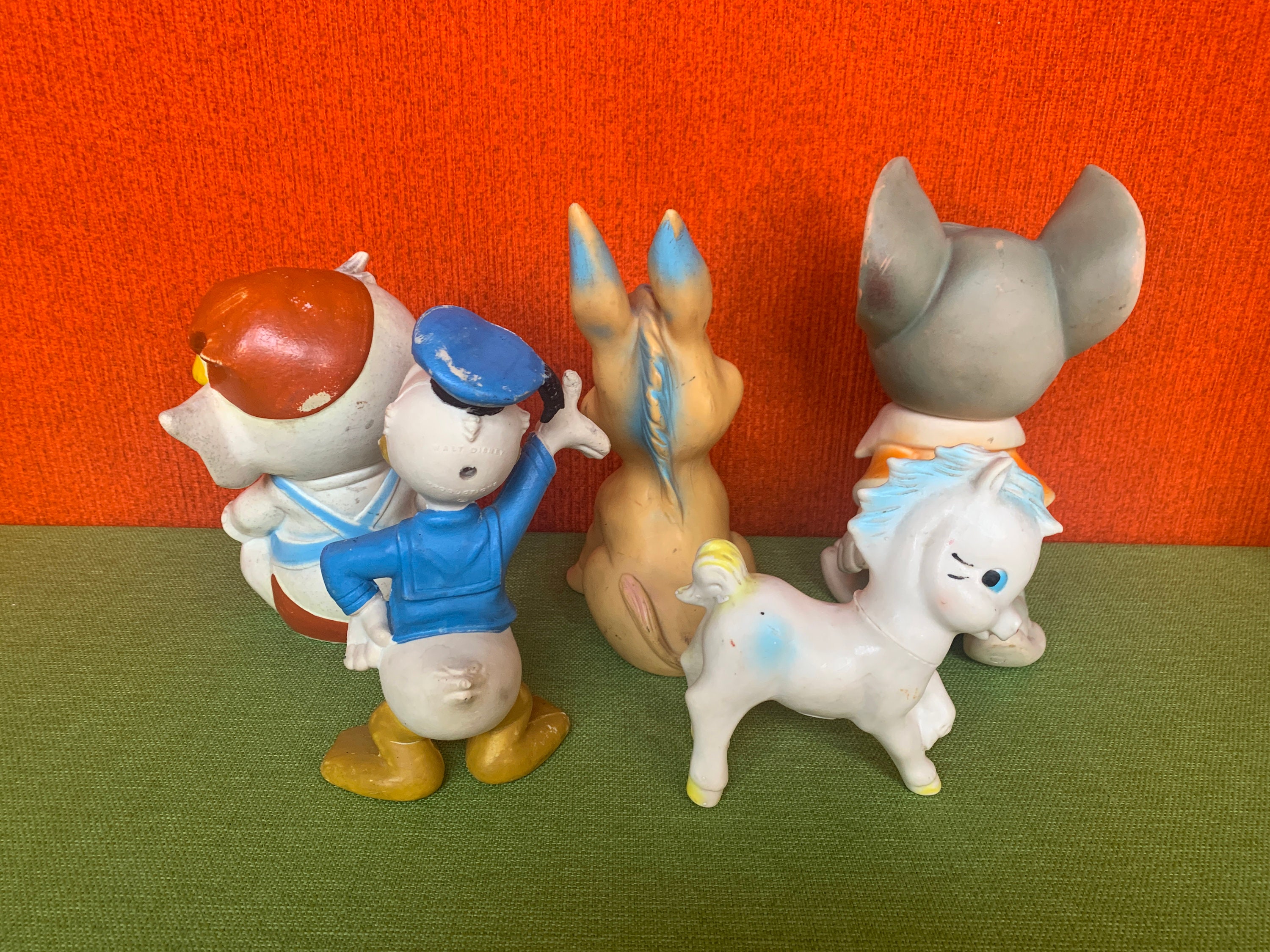 1960s Large and Small Ledra Plastic Squeaky Animals. Disney & - Etsy