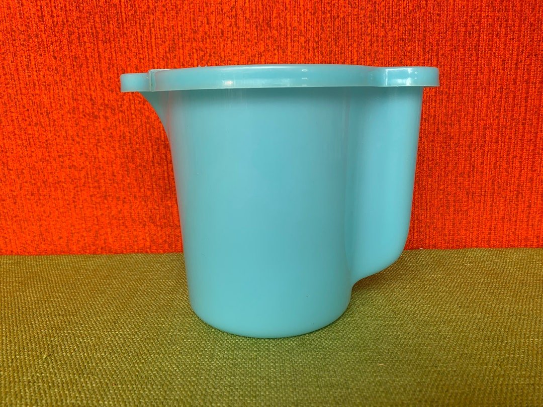 1970s BIG Pastel Blue Tupperware Milk Jug / Carafe Mid Century Vintage ...