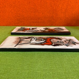 1970s Ruscha Ceramic Wall Plates Birds of Paradise and Horses - Etsy