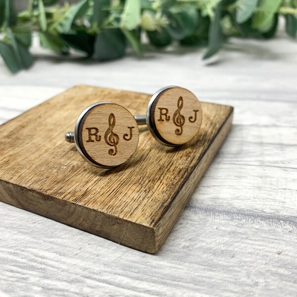 Music Note Cufflinks - Etsy