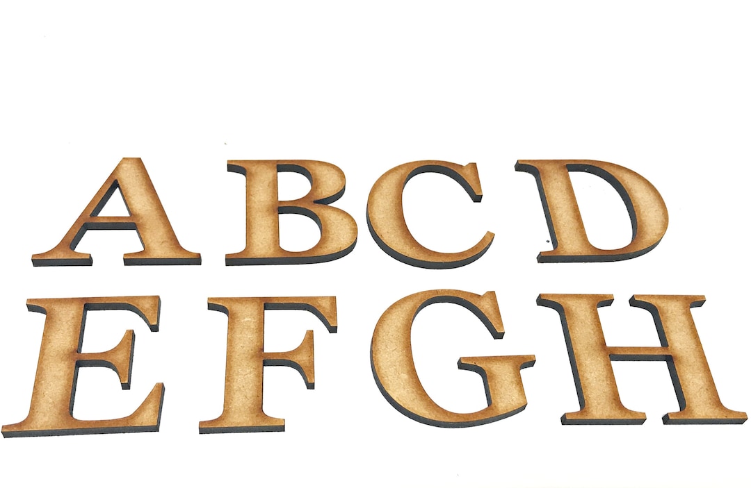 EXTRA LARGE Wooden Letters. Available Sizes Range From 20cm - 40cm ...