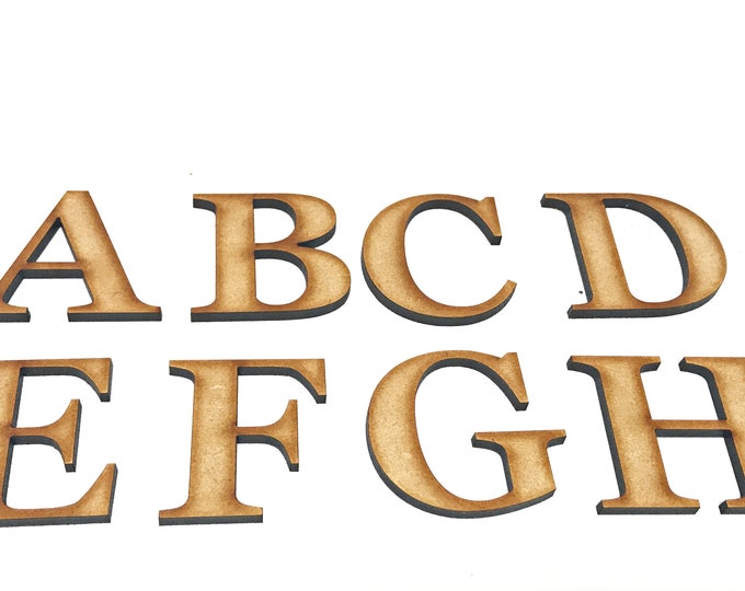 EXTRA LARGE Wooden Letters. Available Sizes Range From 20cm - 40cm ...