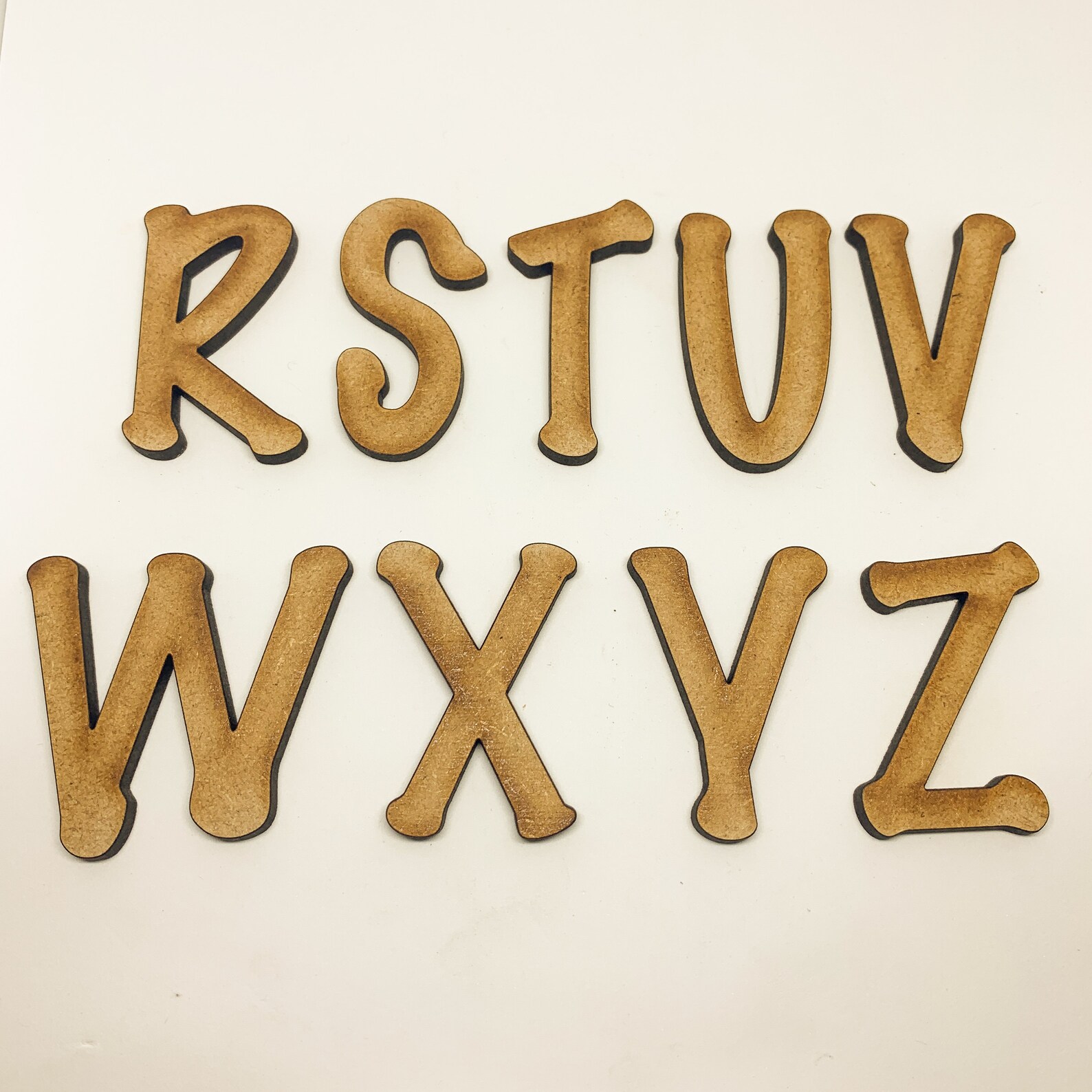 Wooden Letters 2cm 20cm Small and Large 4mm Thick in Marker | Etsy