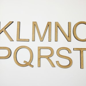 Large Wooden Letters 20cm 30cm 40cm / Wall Hanging Signs / Craft Wooden ...