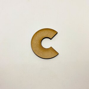 Wooden Letters 2cm 20cm Small and Large 4mm Thick/ Bedroom Wall Art ...