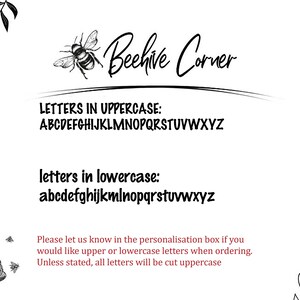 Wooden Letters 2cm 20cm Small and Large 4mm Thick in Marker - Etsy