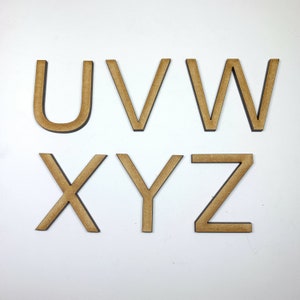 Large Wooden Letters 20cm 30cm 40cm / Wall Hanging Signs / Craft Wooden ...