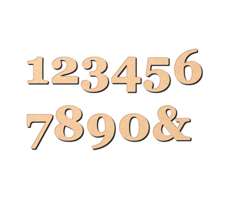 2cm 20cm Wooden Letters Small and Large Georgia Bold Font - Etsy Canada