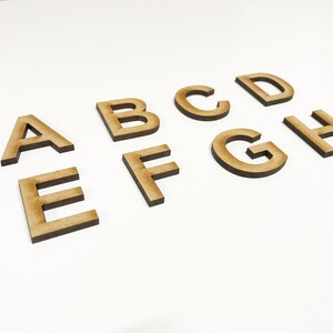 Large Wooden Letters 20cm 30cm 40cm / Wall Hanging Signs / Craft Wooden ...