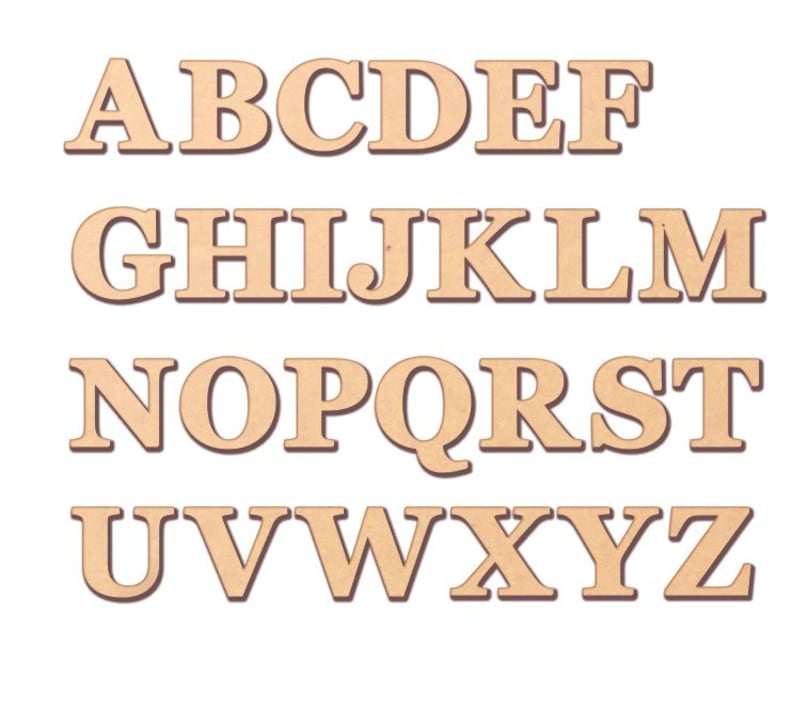 EXTRA LARGE Wooden Letters. Available Sizes Range From 20cm - Etsy