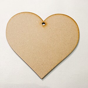 Set of 3 Wooden Hearts 5cm, 10cm & 15cm Craft Ready to Decorate Cut ...