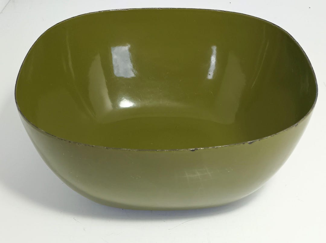 Catherine Holm of Holland MCM Avocado Green Enamelware - Etsy