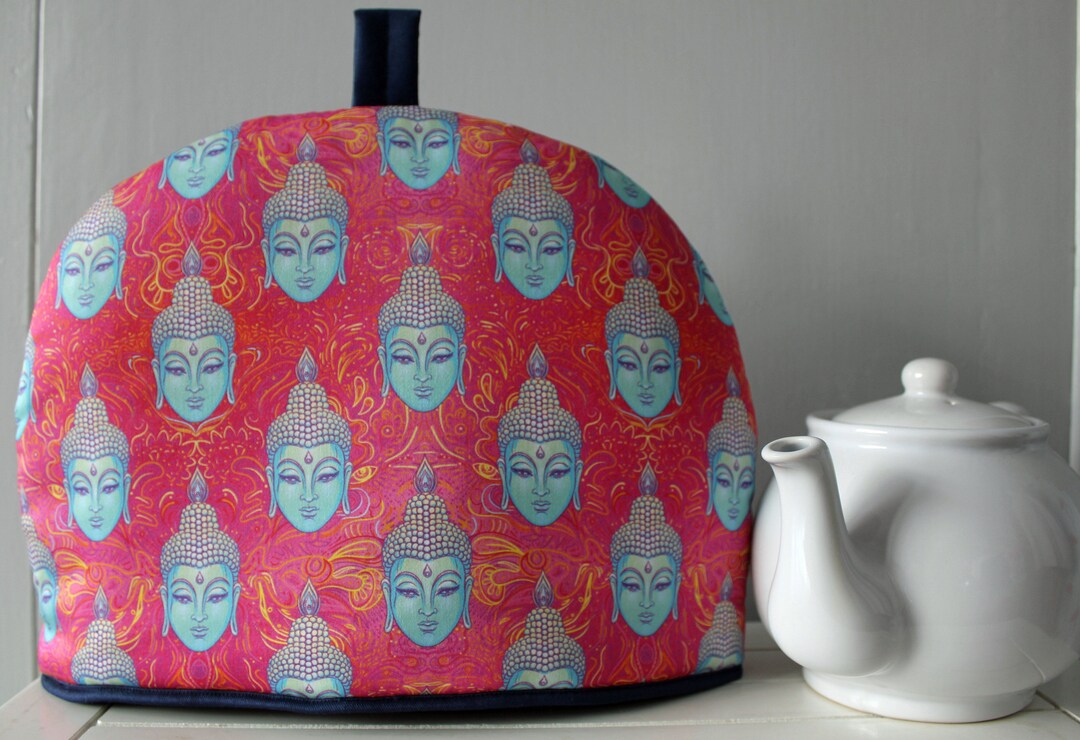 Tea Cosy Insulated Buddha Heads Tea Cosy - Etsy