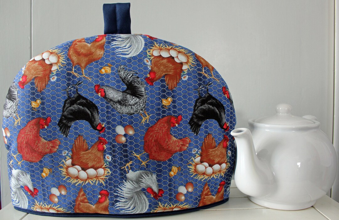 Tea Cosy, Insulated Chicken Design Tea Cosy - Etsy