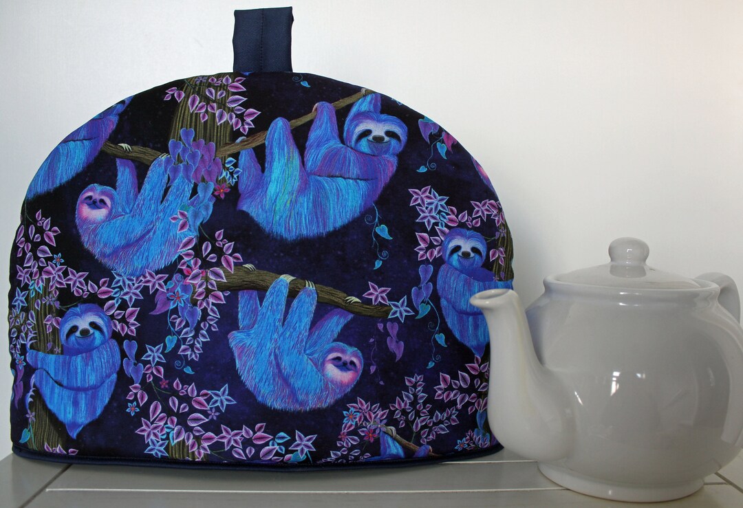 Sloth Tea Cosy: Moonlit Cotton Insulated Tea Cozy - Etsy