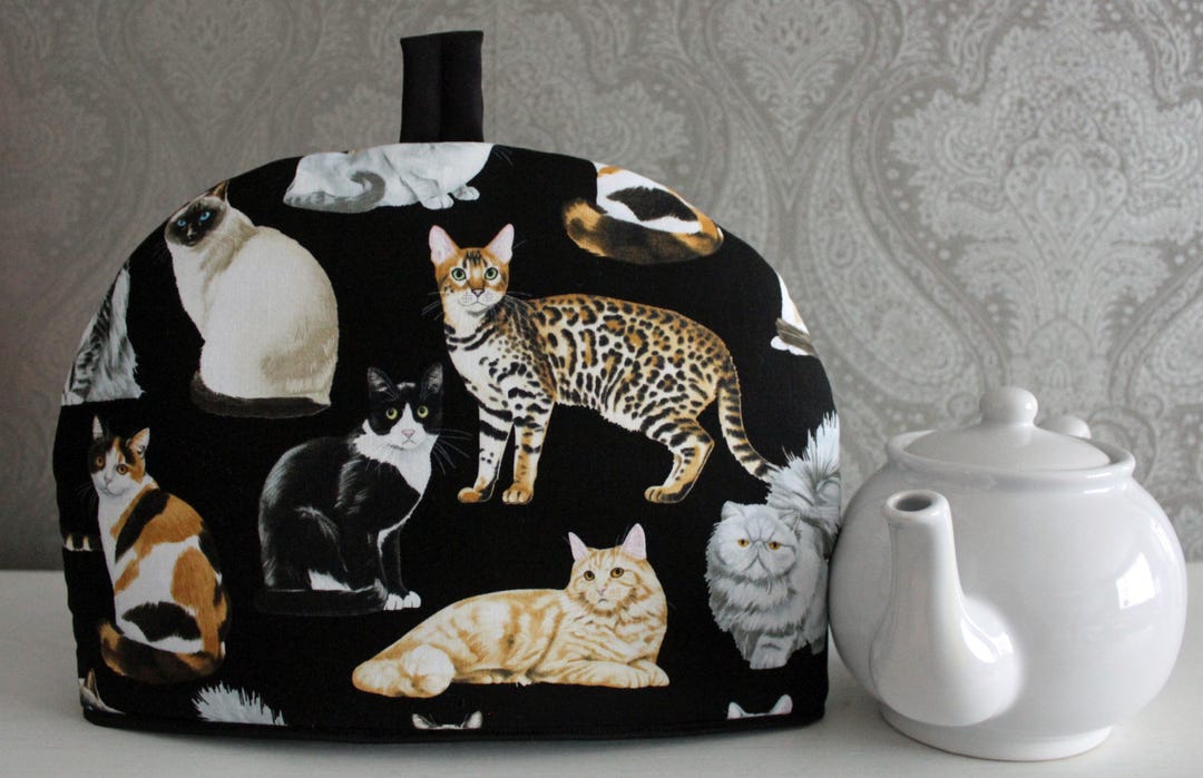 Tea Cosy, Tea Cosy for Tea Pot, Cat Design Insulated Tea Cosy - Etsy