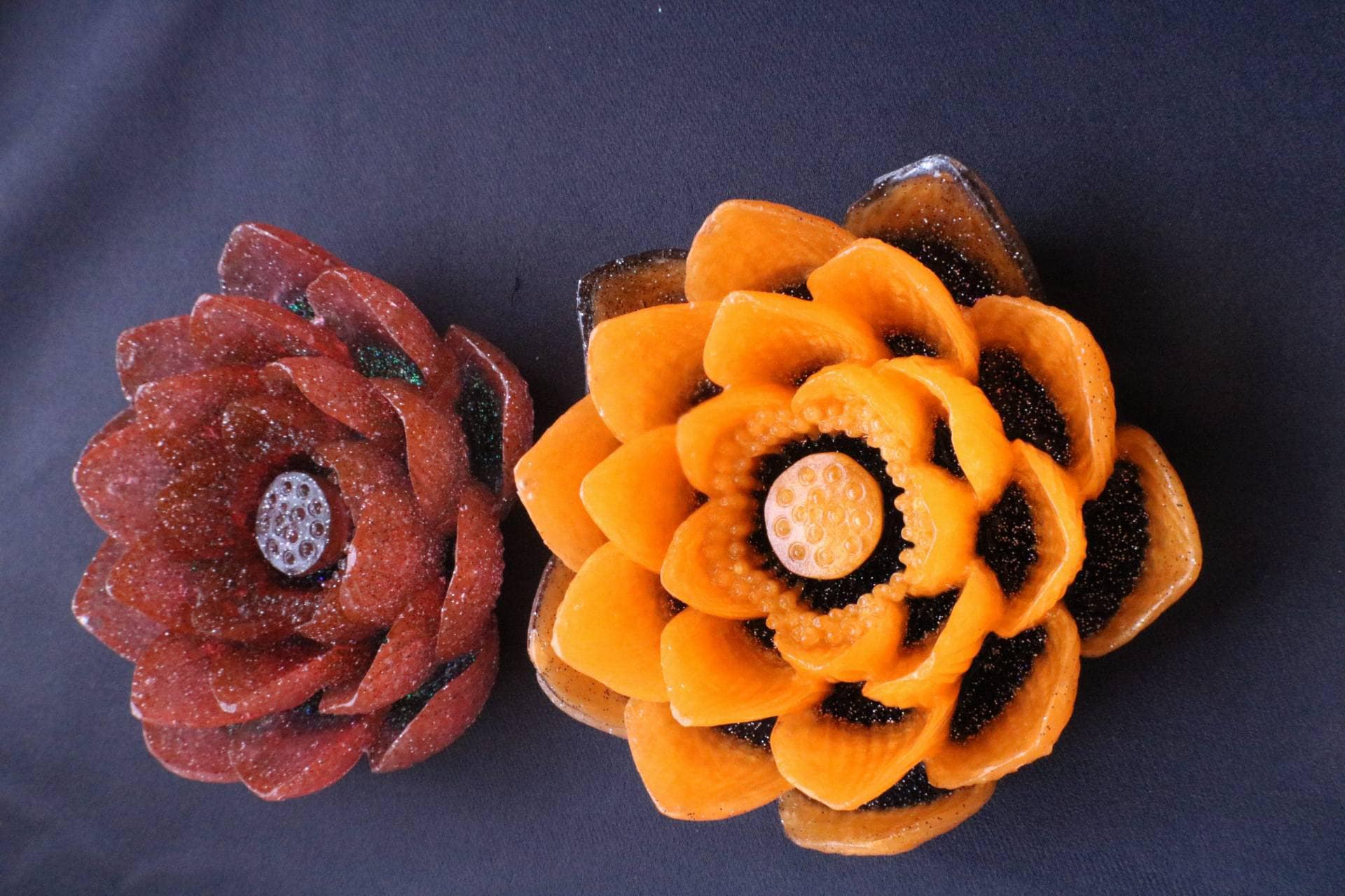 Epoxy Resin Lotus Flower/Resin Flower/Resin Flower Art/3D | Etsy