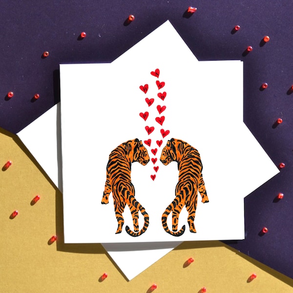 Tiger Valentine - Etsy