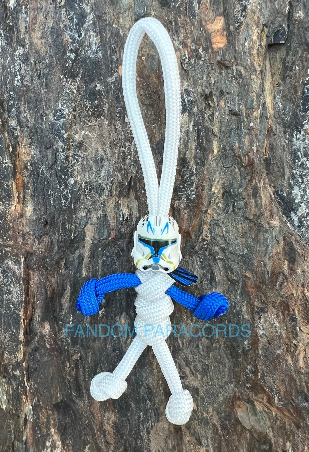 Clone Wars Captain Rex Paracord Keychain, EDC Everyday Carry Accessory ...