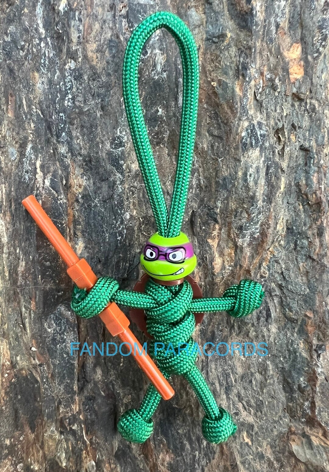 Donatello Mutant Ninja Turtles Paracord Keychain, Everyday Carry ...