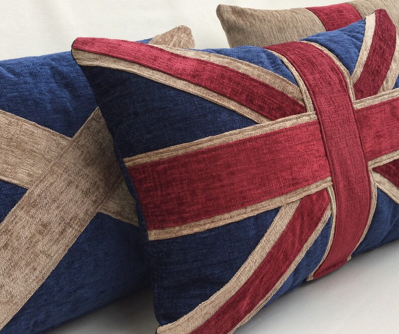 A Collection of Vintage Union Cushions. Union Jack George | Etsy UK