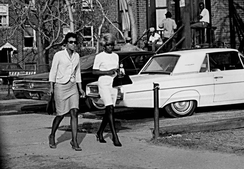 2 Prostitutes Cruise a Detroit Street - 1965 - Etsy
