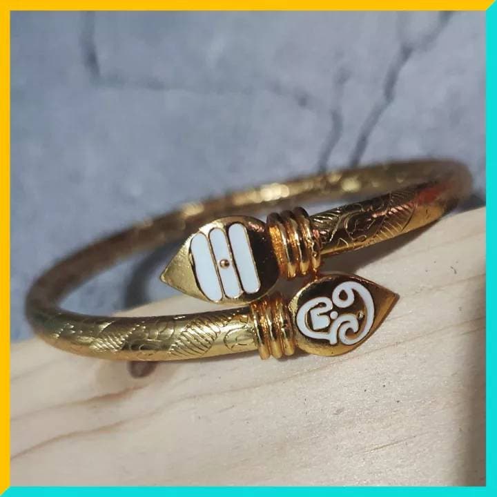 Premium Good Quality Pure Brass Panchloha Panch Dattu Murugan Vel Kada ...