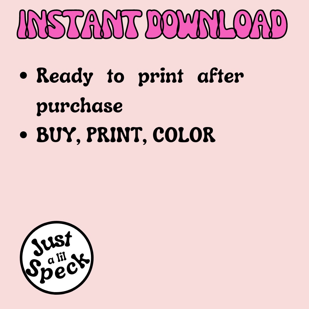 Retro Summer Coloring Page Schools Out Activity Bundle Pack 6 Pages ...