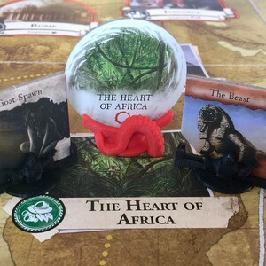 Eldritch Horror Gate Stands set of 12 6 Red/ 4 Blue/ 2 Green - Etsy