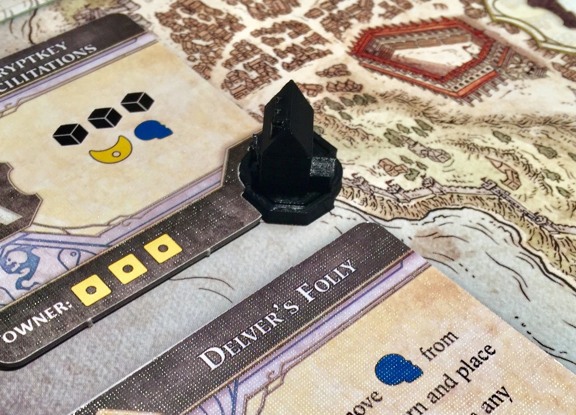 Lords of Waterdeep Building Tokens - Etsy Sweden