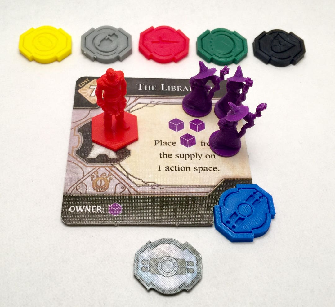 Lords of Waterdeep Building Tokens Economy Set - Etsy
