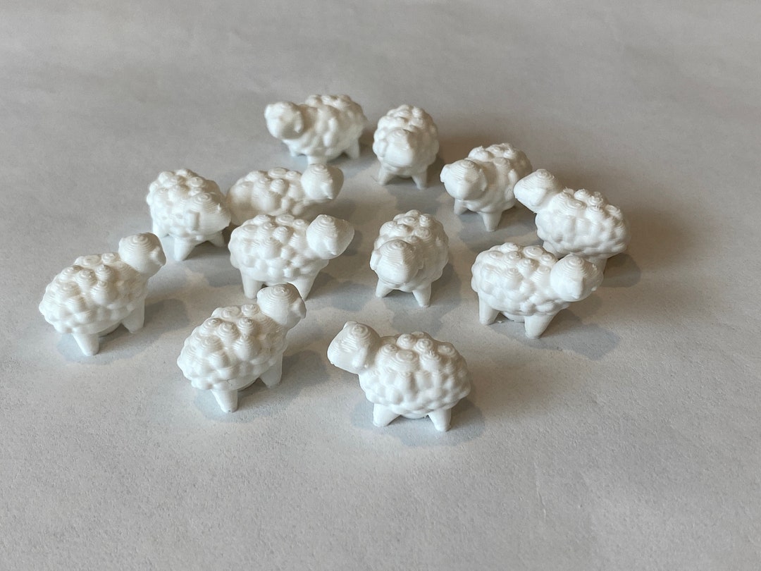 Sheep Tokens (set of 12) - Etsy