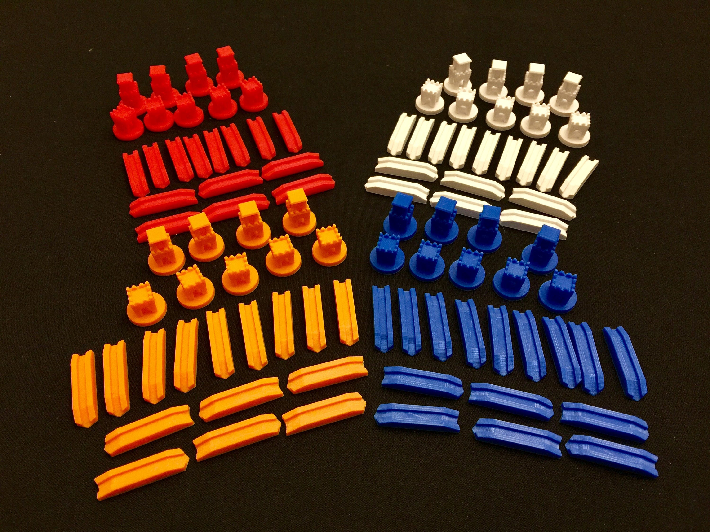 Settlers of Catan Citadel Style Player Tokens 96 Tokens - Etsy UK