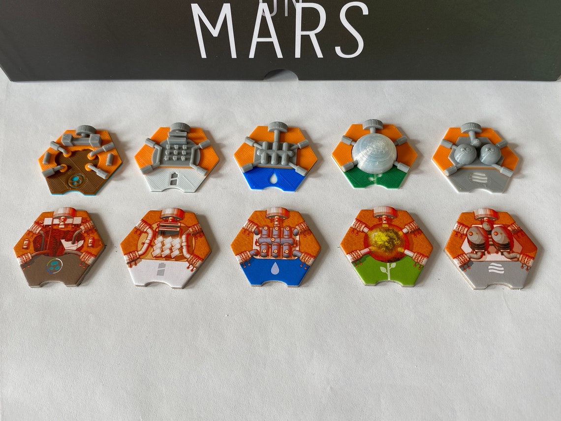 On Mars Building Tiles set of 55 - Etsy