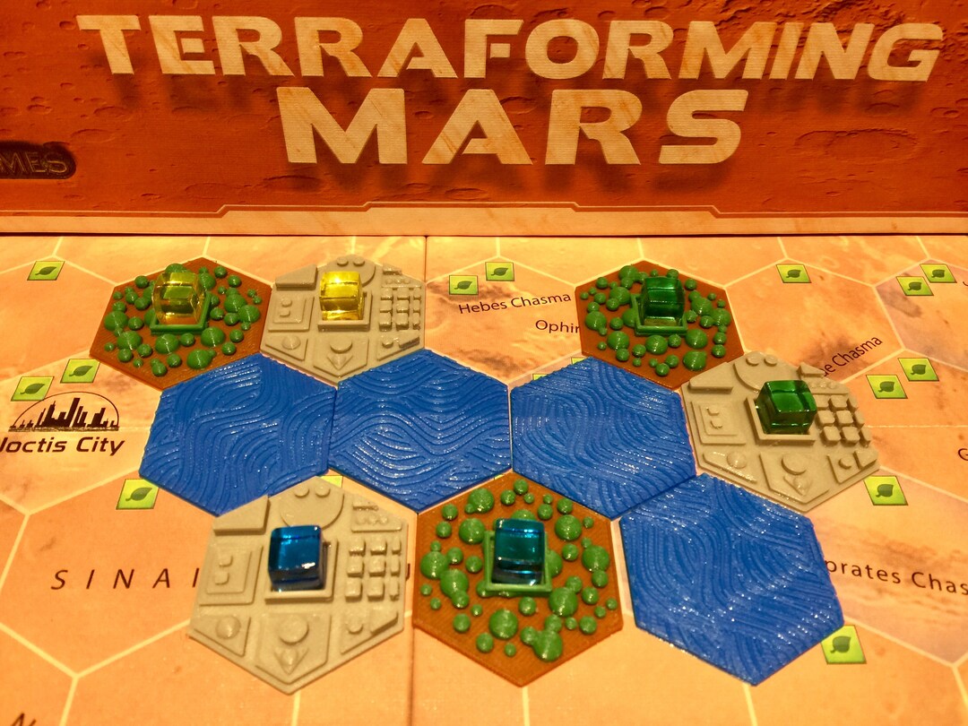 Terraforming Mars Tiles 39 Tiles - Etsy