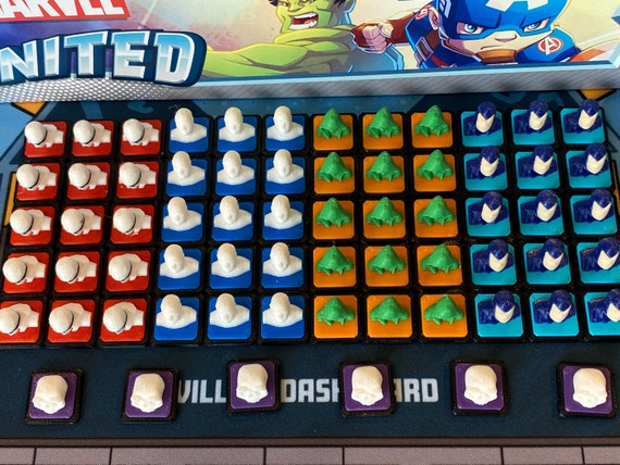 Marvel United Token Set set of 66 - Etsy