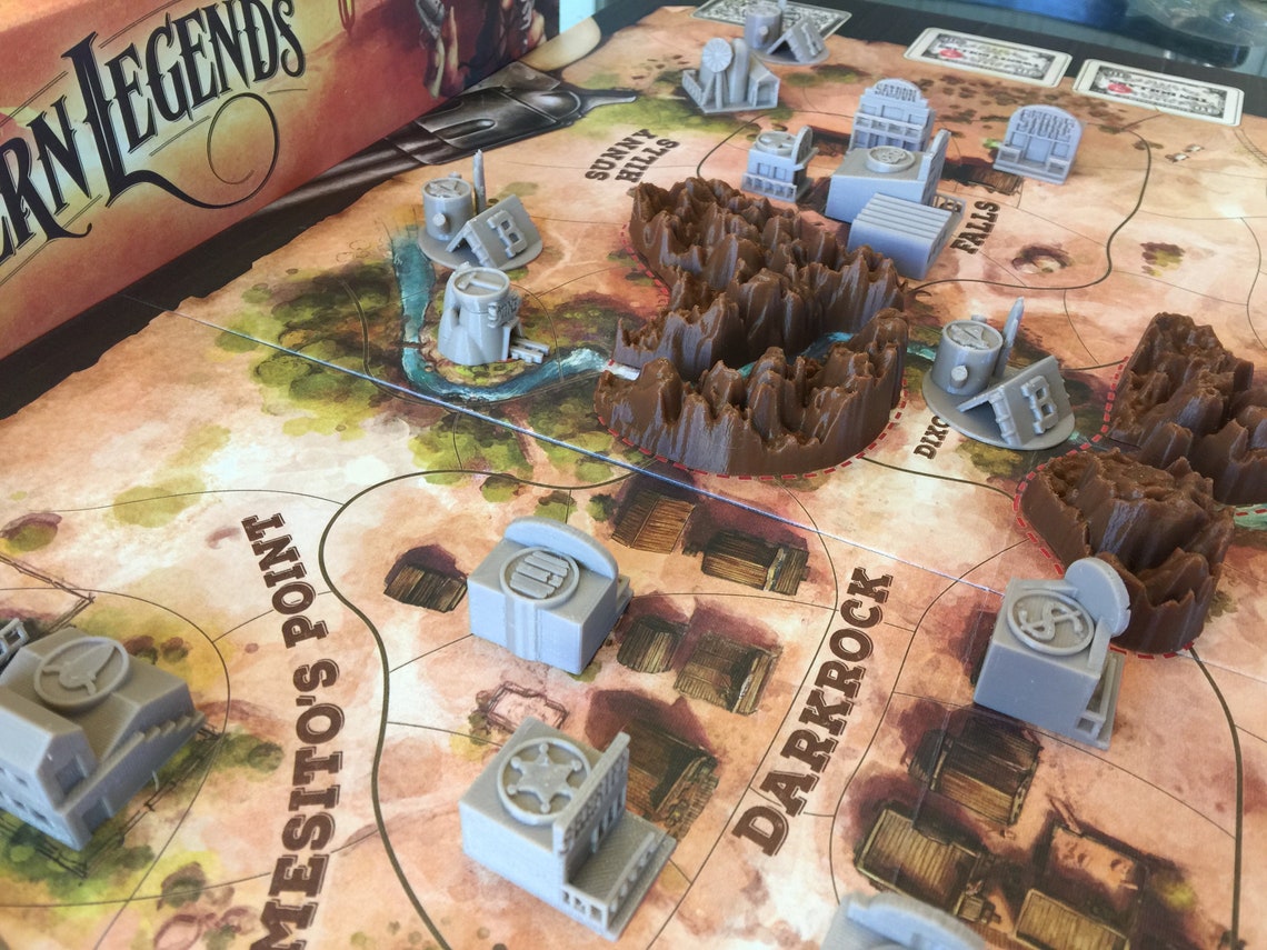 Western Legends Brettspiel Terrain | Etsy